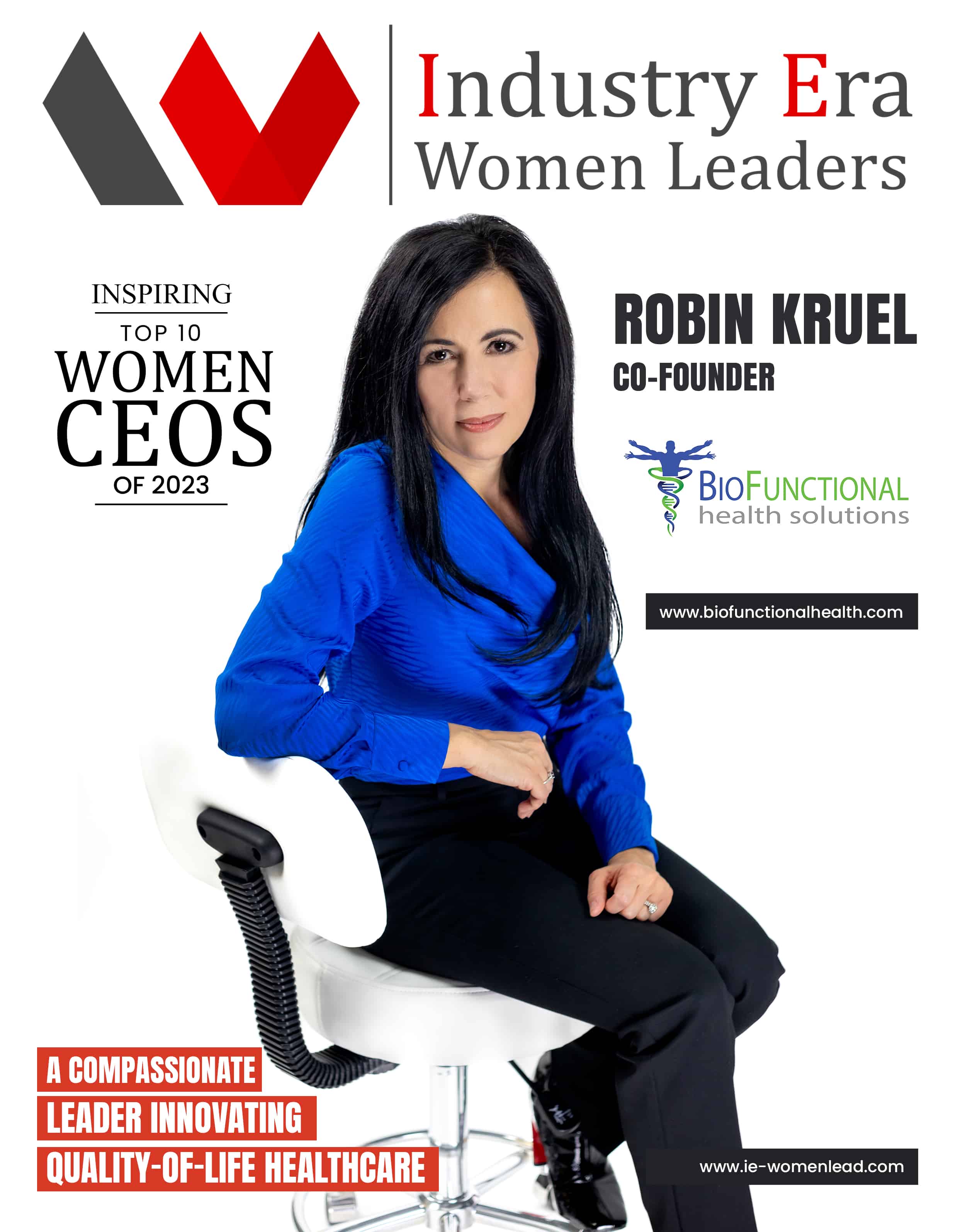 Robin Kruel, Co-founder of BioFunctional Health Solutions Inc, Top 10 ...