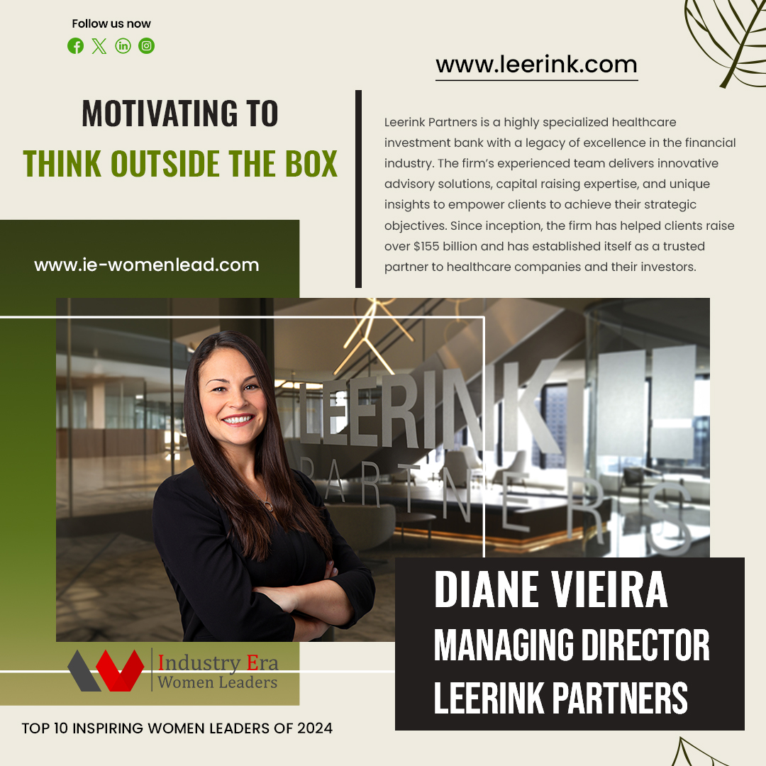 Diane Vieira, Managing Director of Leerink Partners, Top 10 Inspiring ...