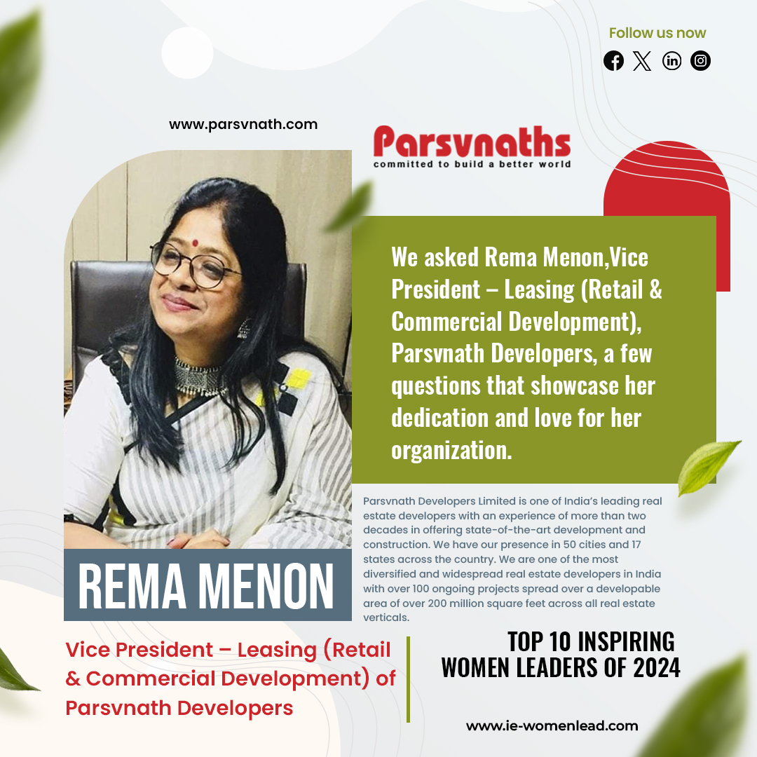 Rema Menon, Vice President – Leasing (Retail & Commercial Development ...