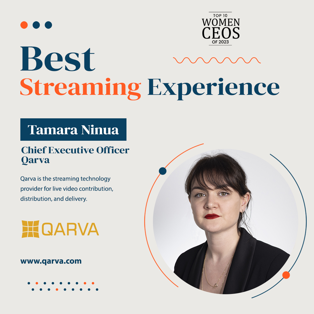 Tamara Ninua, Chief Executive Officer of Qarva, Top 10 Women CEOs of ...